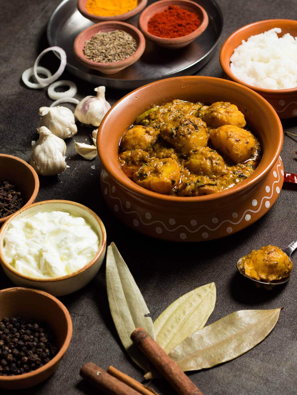 Dahi Aloo Sabzi - Punjabi Style - Indian Vegetarian Recipes By Siddhi ...
