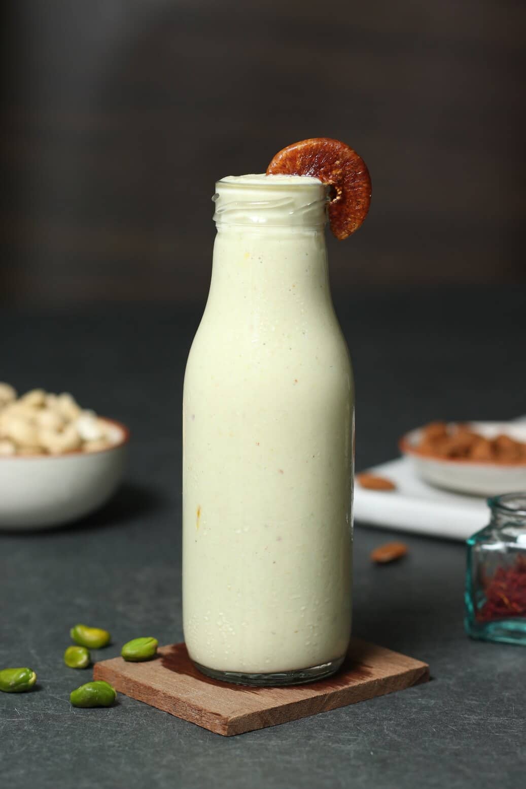 Healthy Dry Fruit Milkshake Recipe - Indian Vegetarian Recipes By ...