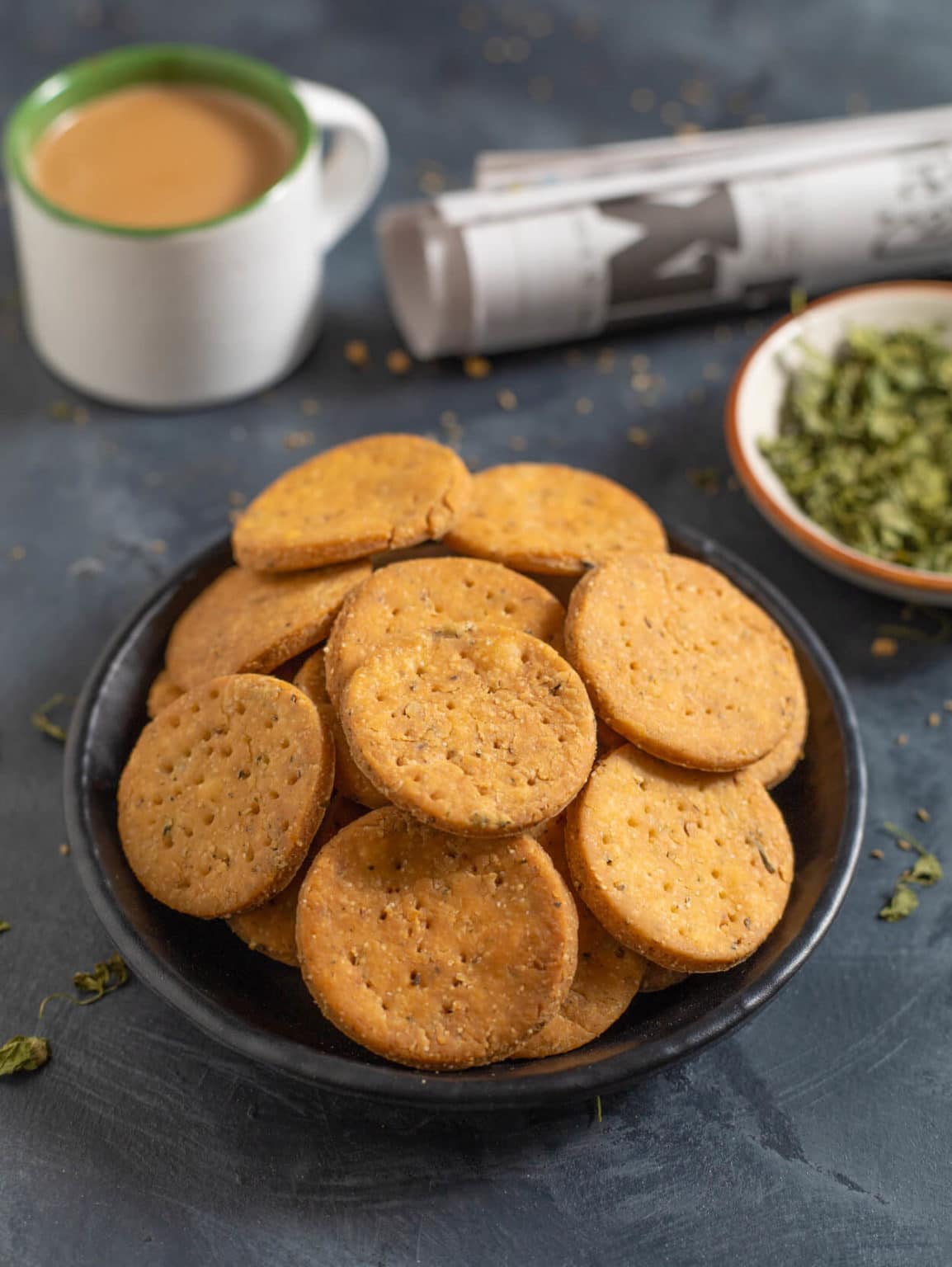 Punjabi Masala Mathri Recipe - Snacks Recipes - Indian Vegetarian ...