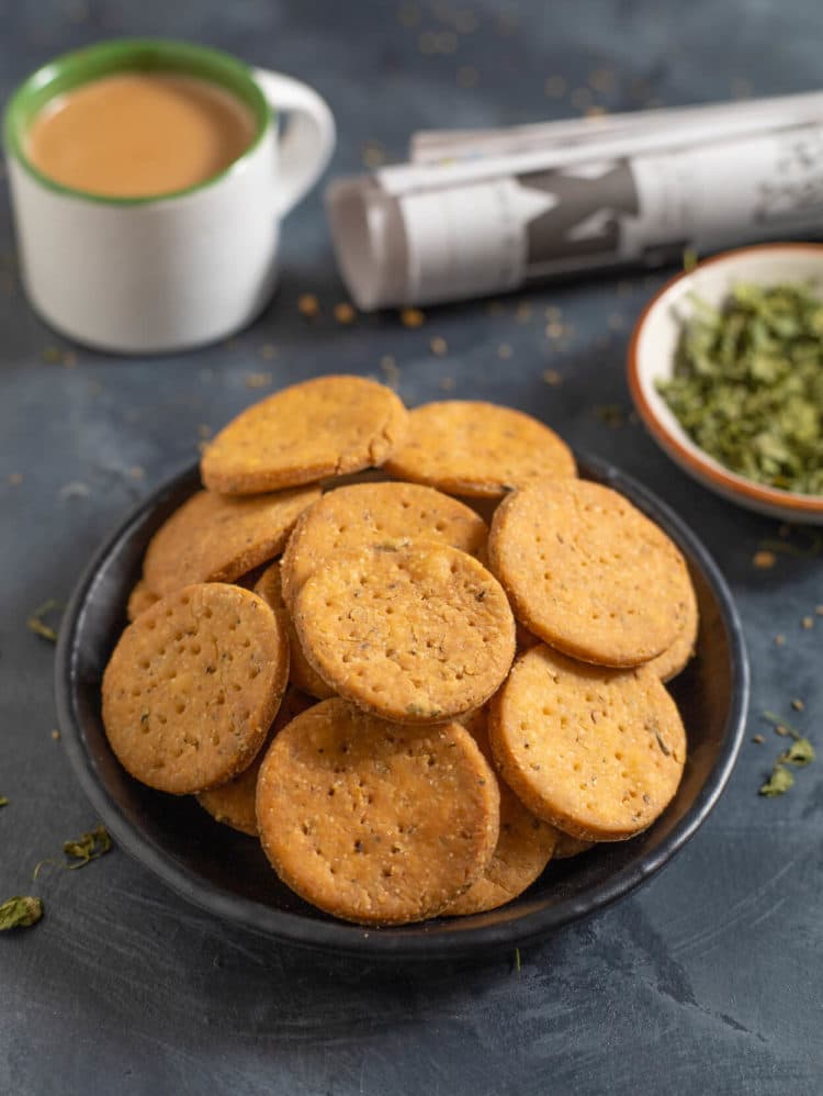 Punjabi Masala Mathri Recipe - Snacks Recipes - Indian Vegetarian ...