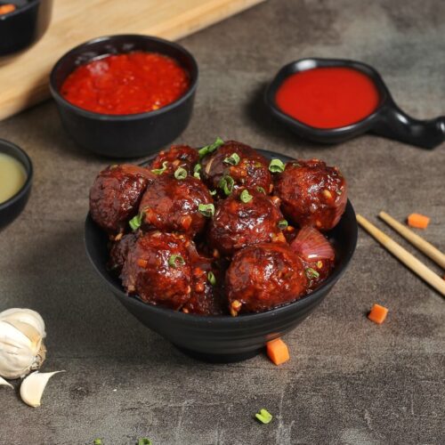 Dry Manchurian Indo Chinese Recipe Veg Manchurian | Madhura's Recipe